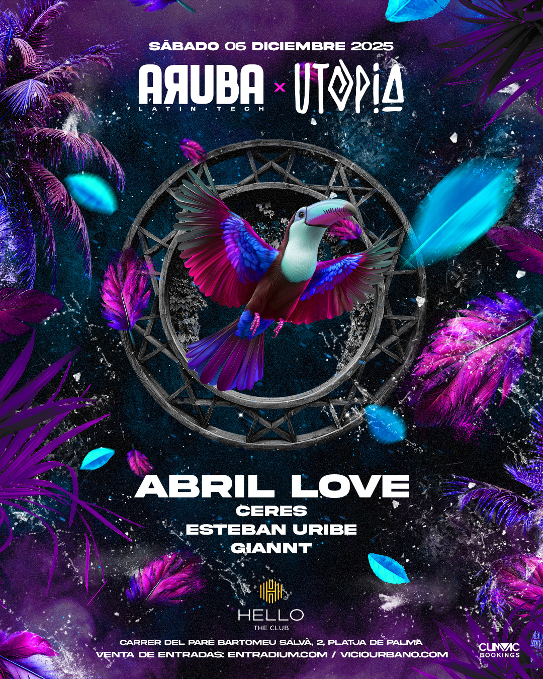 Entradas Aruba x Utopía en el 31 de Diciembre | Taquilla.com