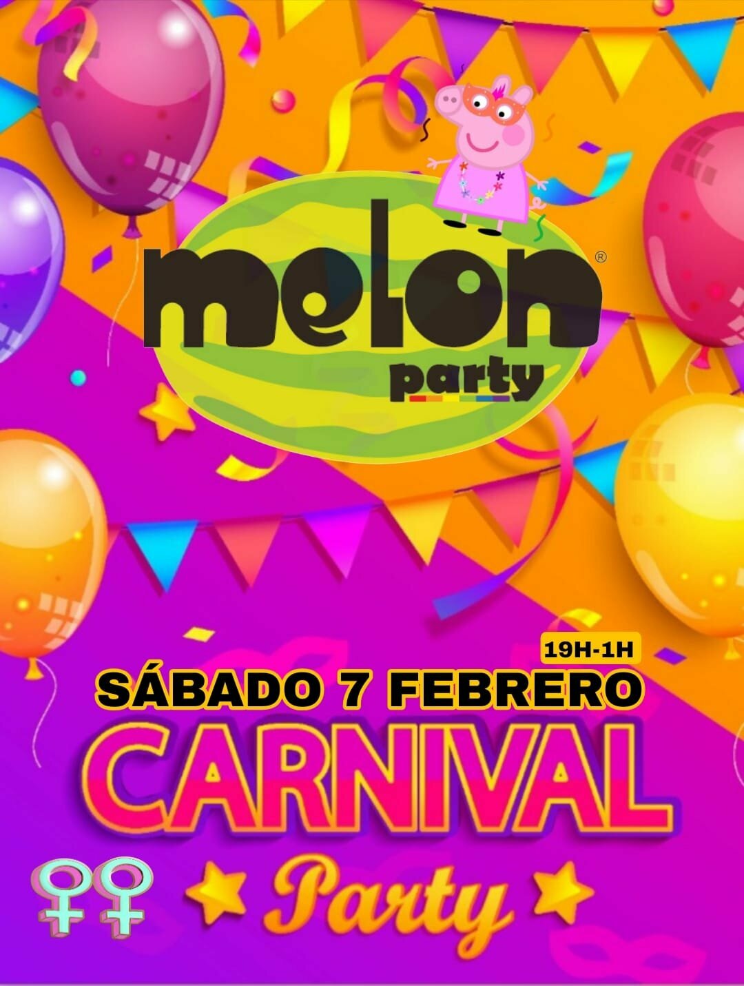 Entradas Melon Party Carnaval - Girls Party | Taquilla.com