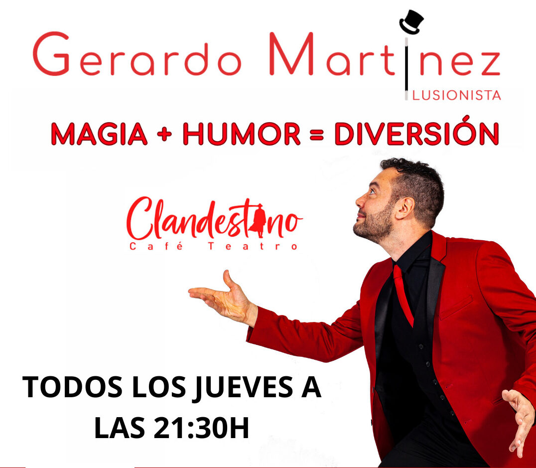 Entradas Gerardo Martínez en Madrid | Compra hoy | Taquilla.com