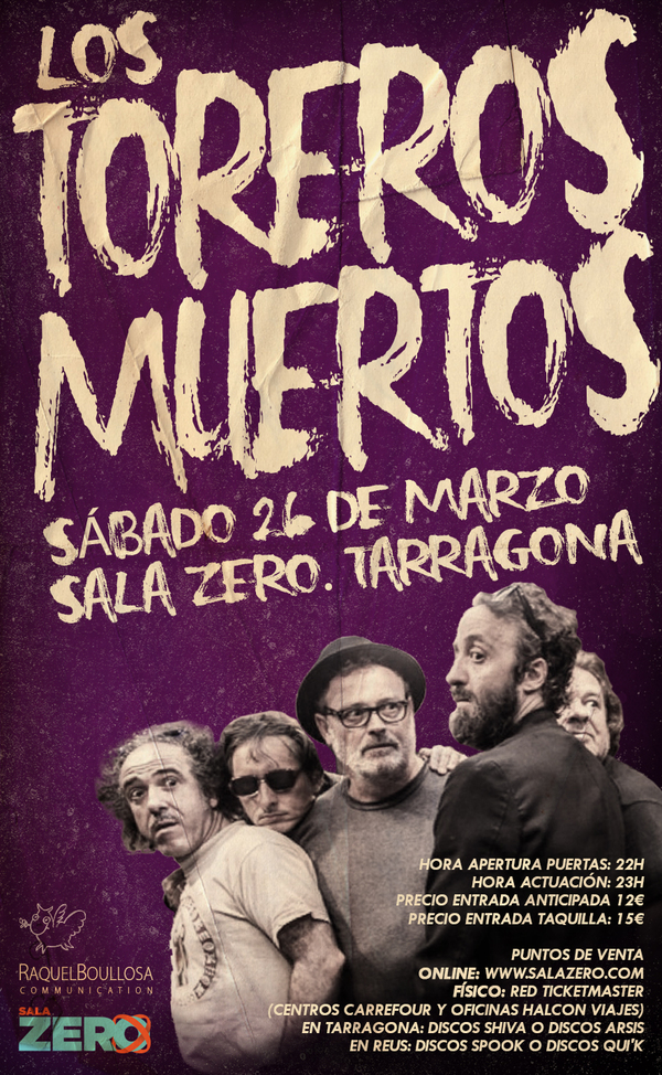 Entradas Los Toreros Muertos en Auditorio de la Alameda