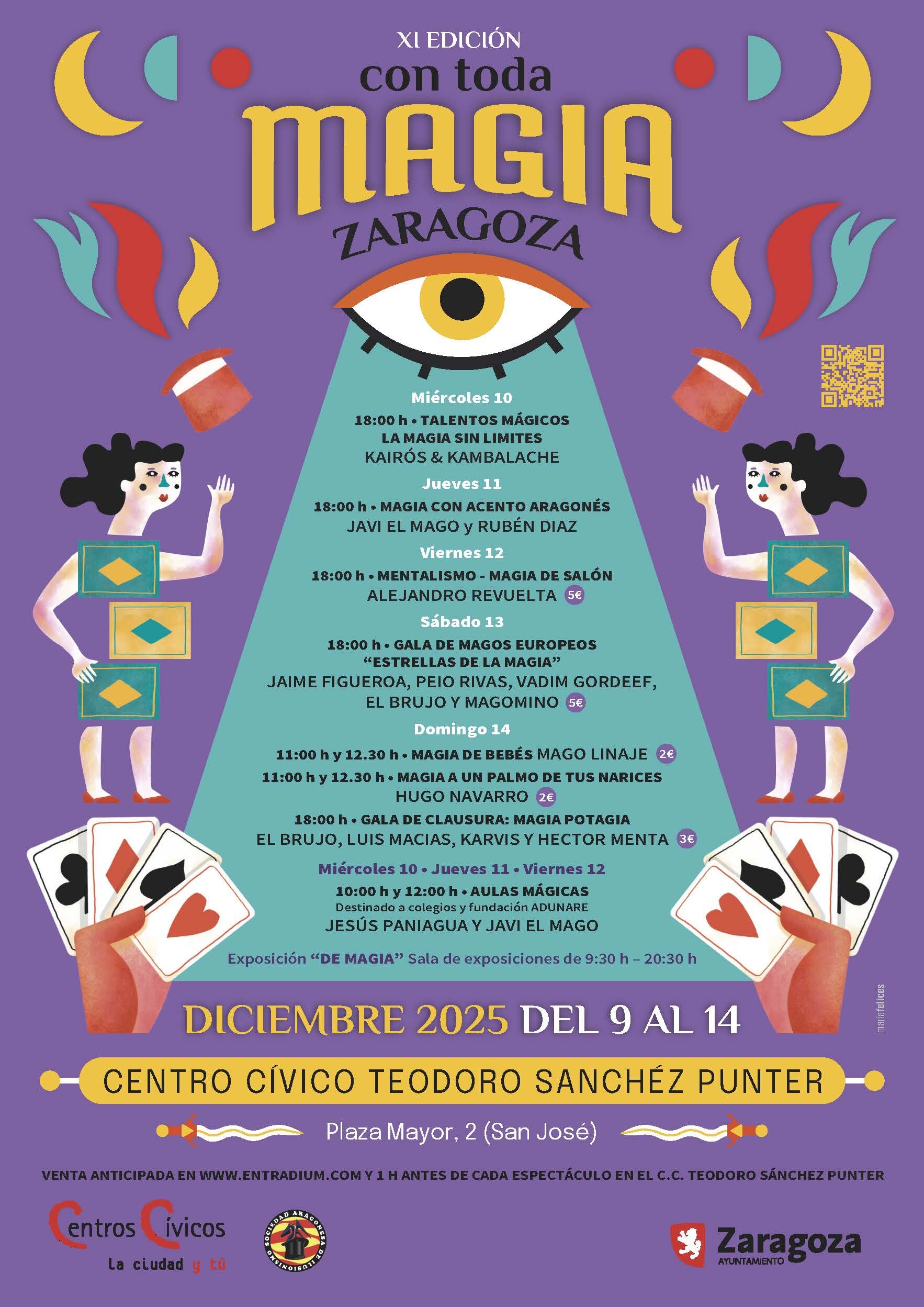 Entradas Gala de clausura. El Brujo, Luis Macias, Karvis, Hector Menta