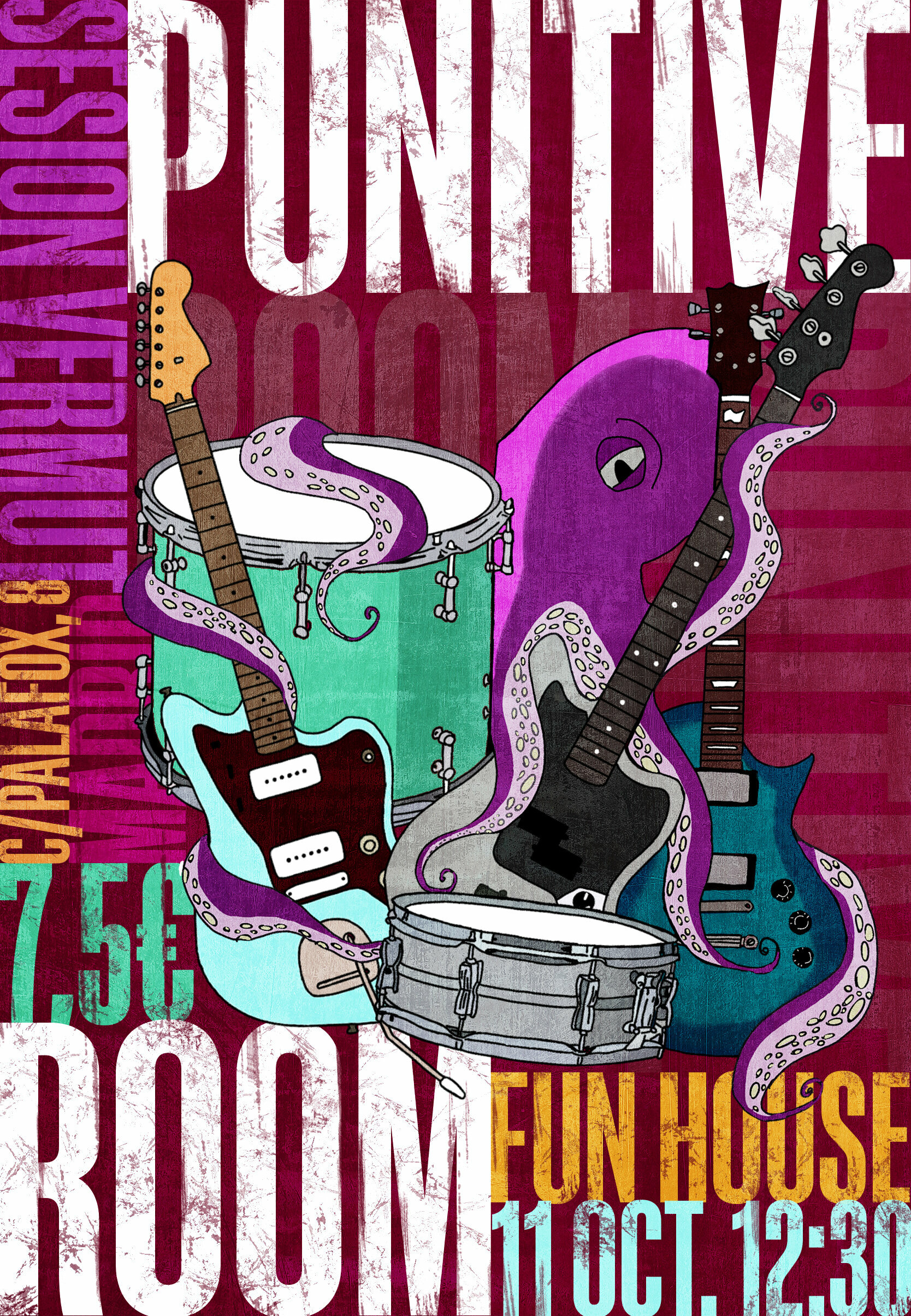 Entradas Punitive room en Fun House Club el 11 de Octubre