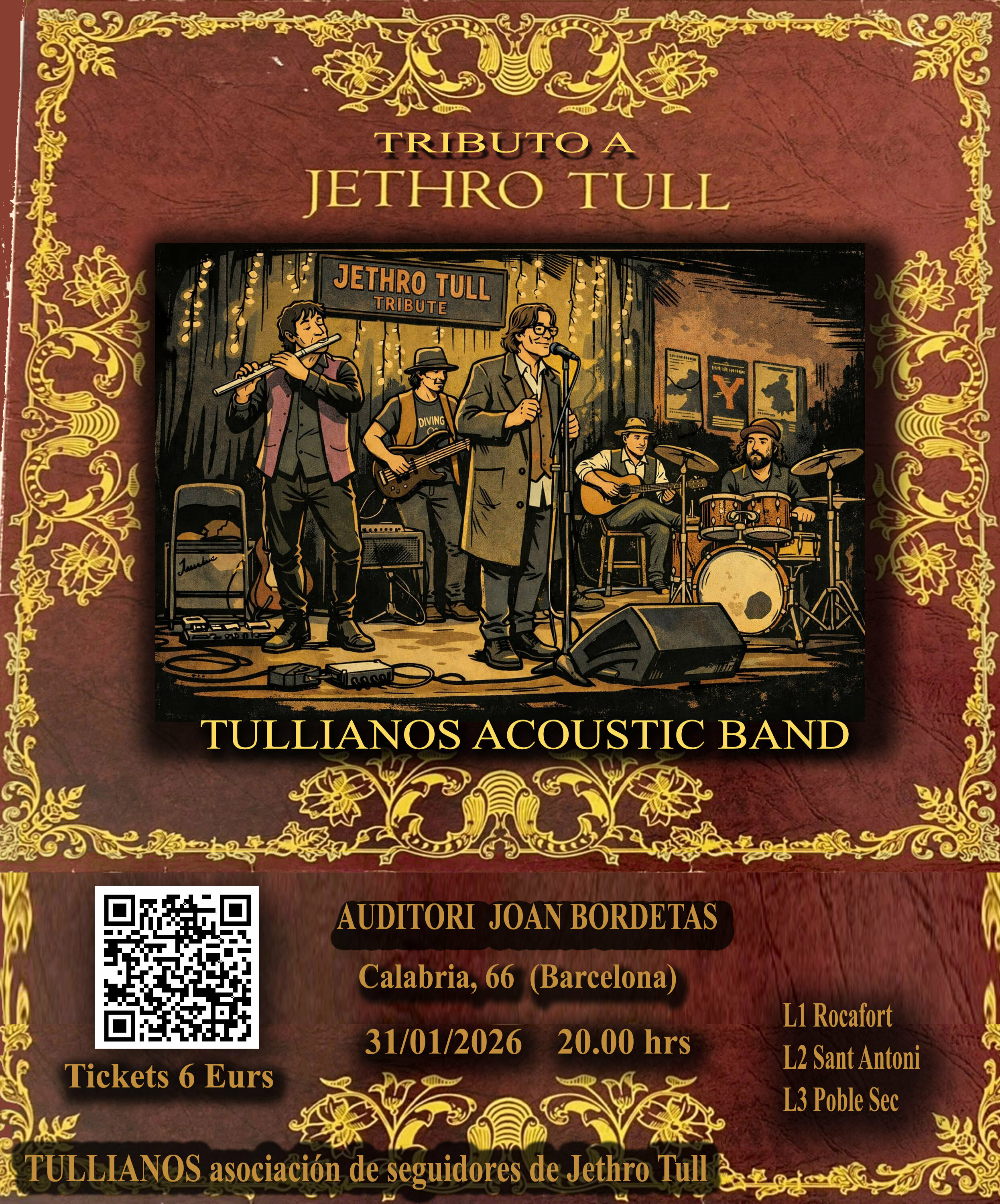 Entradas Tullianos Acoustic Band tributo a Jethro Tull | Taquilla.com