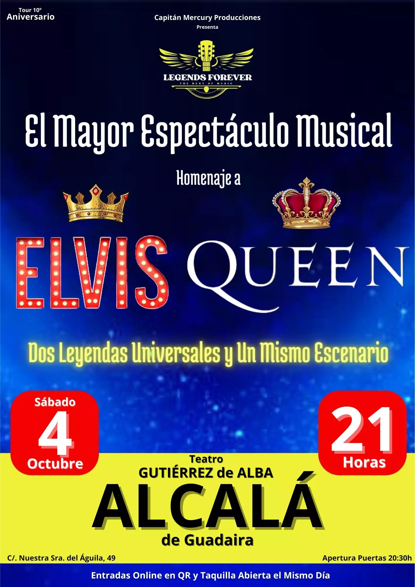 Entradas Legends Forever 2026 | Taquilla.com
