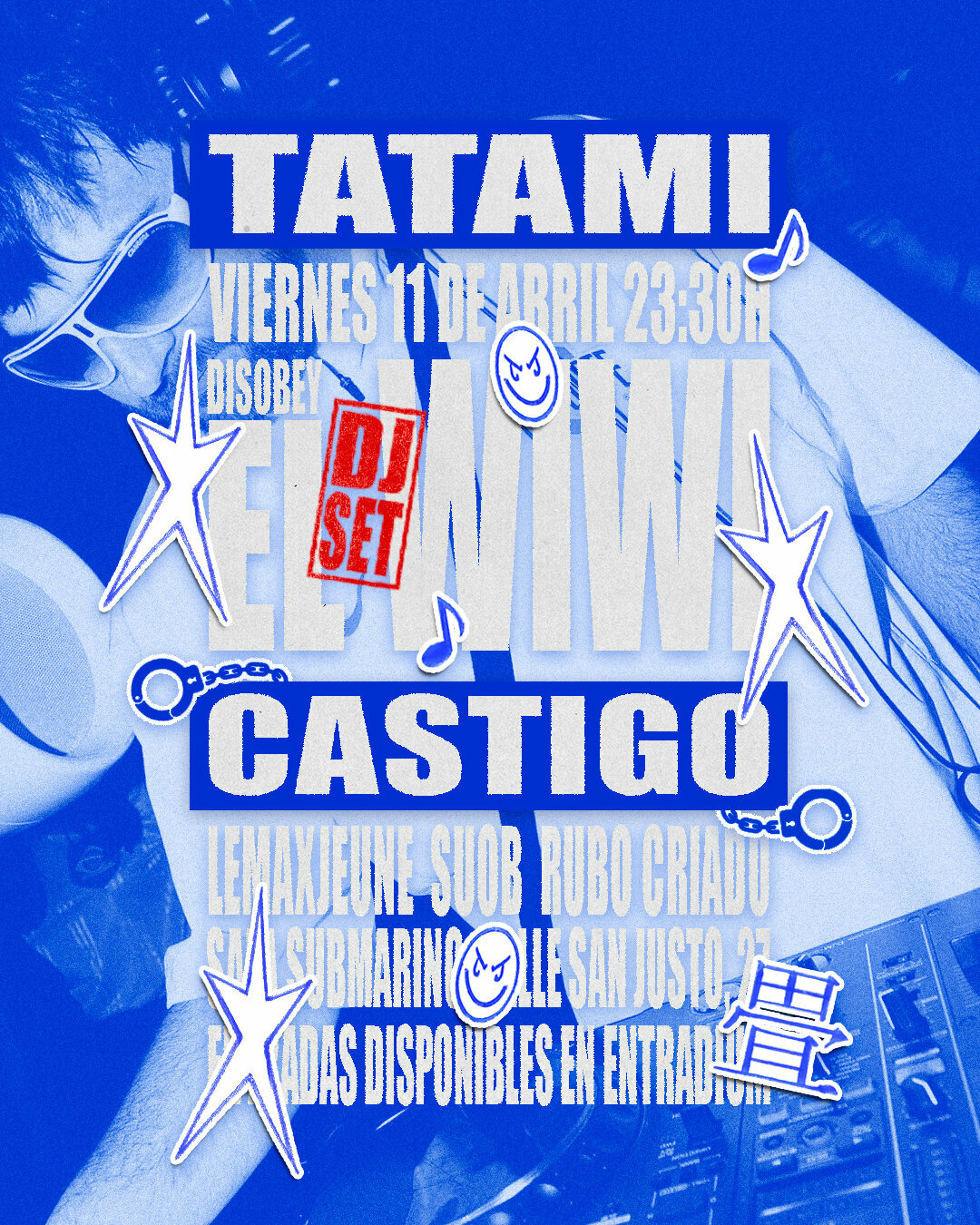 Entradas Tatami x Castigo – DJ Set: El Wiwi en El submarino