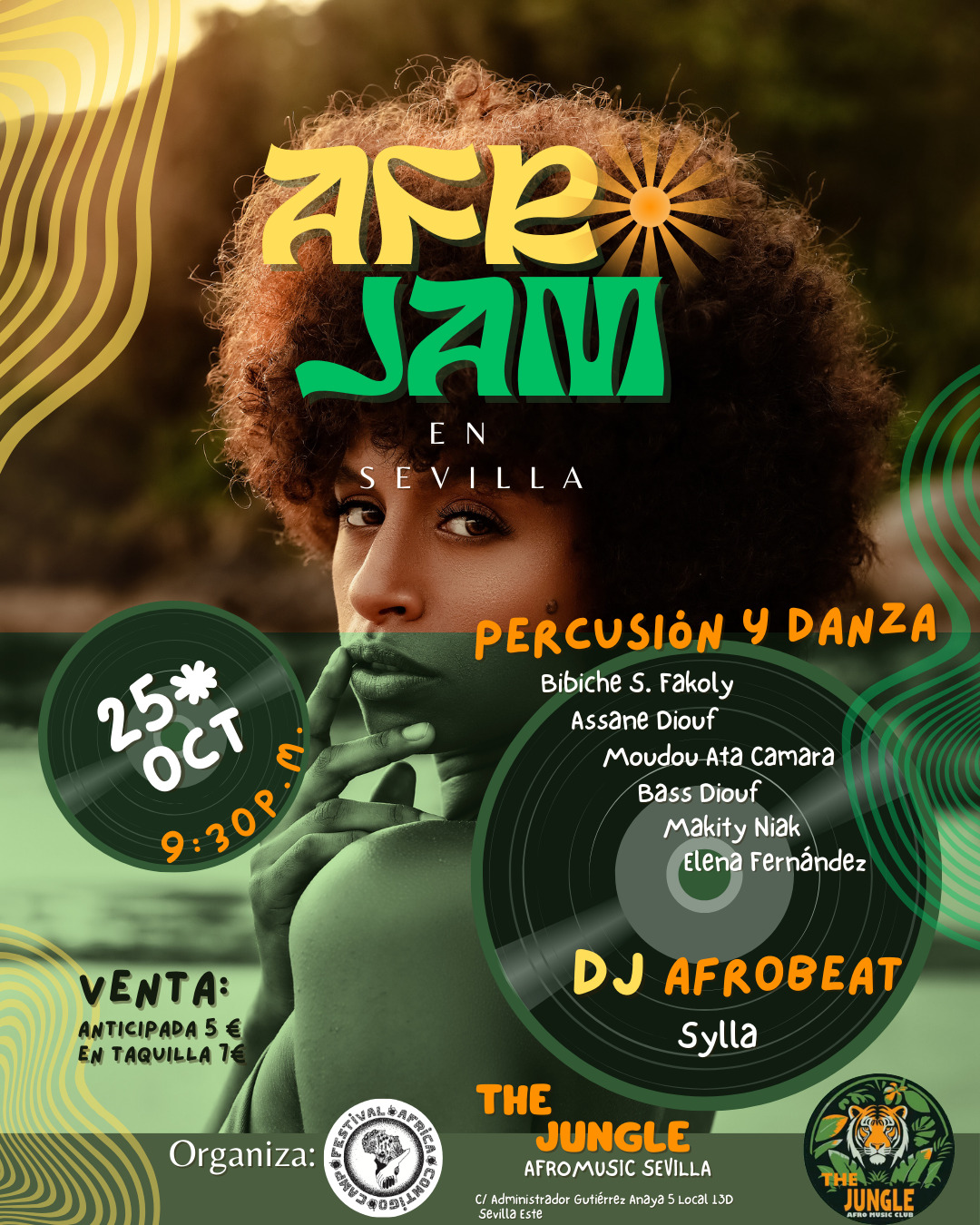 Entradas Afro Jam + DJ Session en Sala The Jungle Afro Music