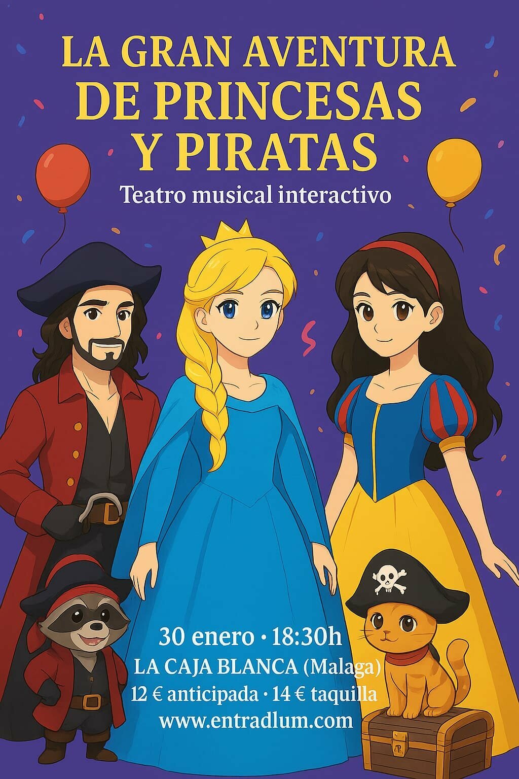 Entradas La Gran Aventura de Princesas y Piratas | Compara precios