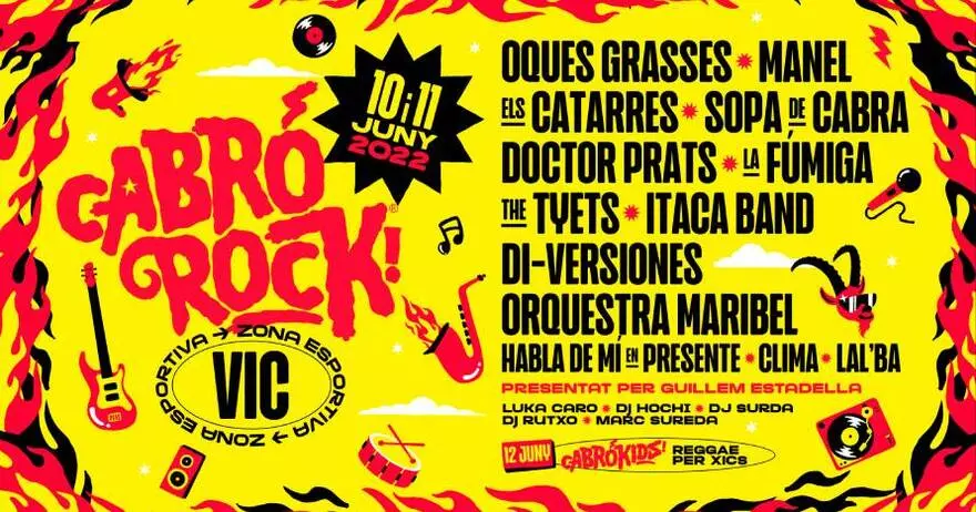 Entradas Cabró Rock - Todos los Conciertos y Gira 2026