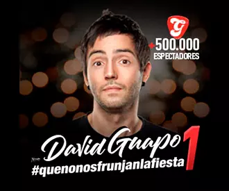 Entradas para David Guapo en Valencia | Teatro La PlaZeta