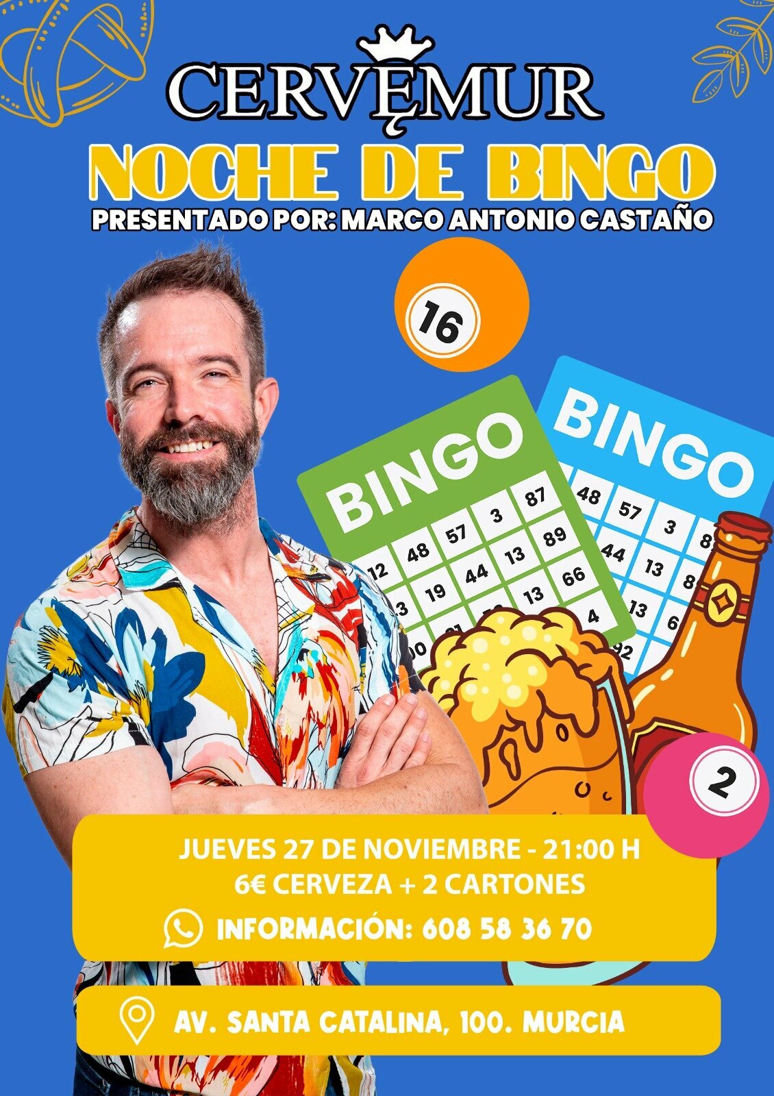 Bingo Show en Cervemur en | Comprar entradas | Taquilla.com