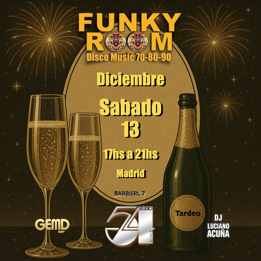 Funky Room 70-80-90 Studio 54 2026 | Taquilla.com