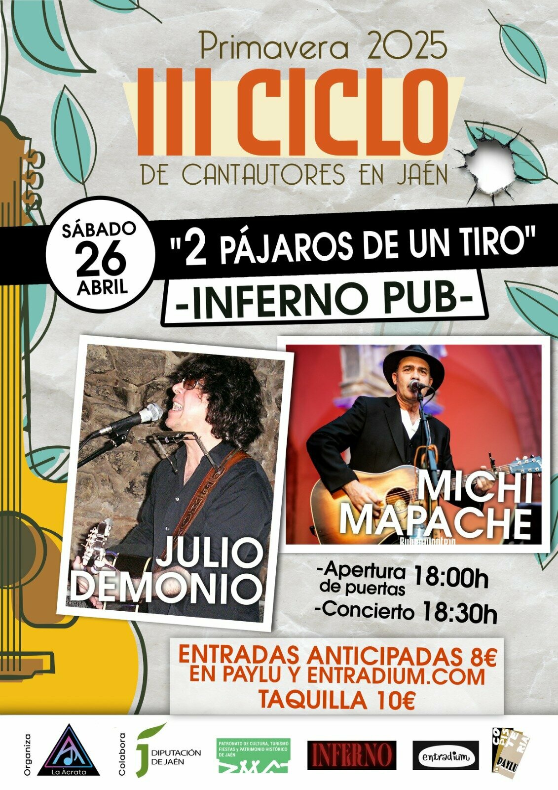 Michi Mapache & Julio Demonio 2025 | Taquilla.com