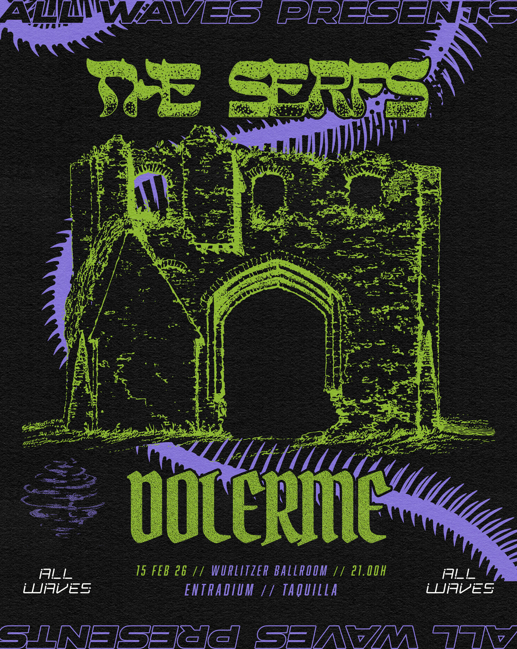 Entradas The Serfs + Dolerme en Wurlitzer Ballroom el 15 de Febrero