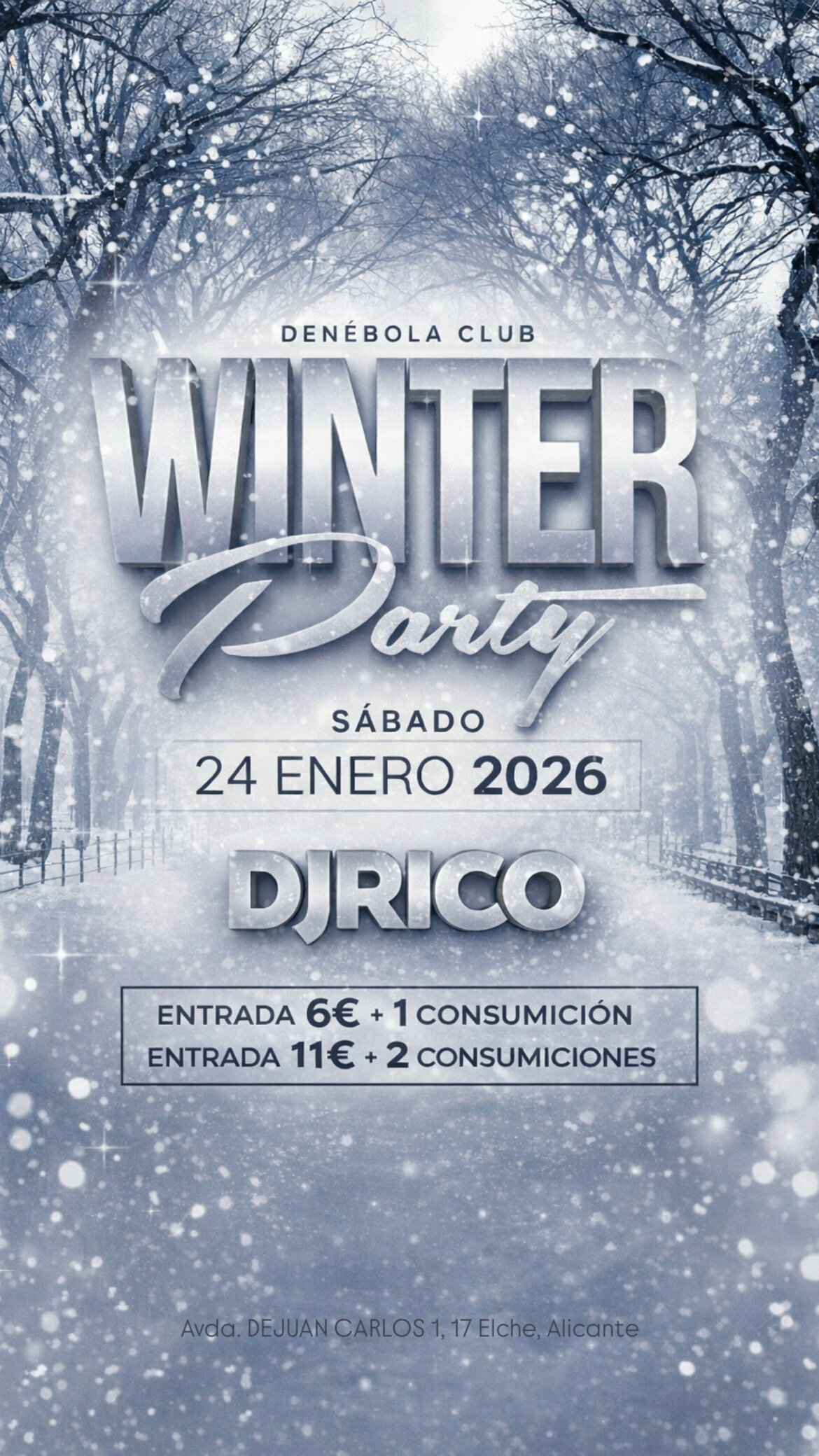 Winter Party en Denébola - Entradas, listas y reservados VIP.