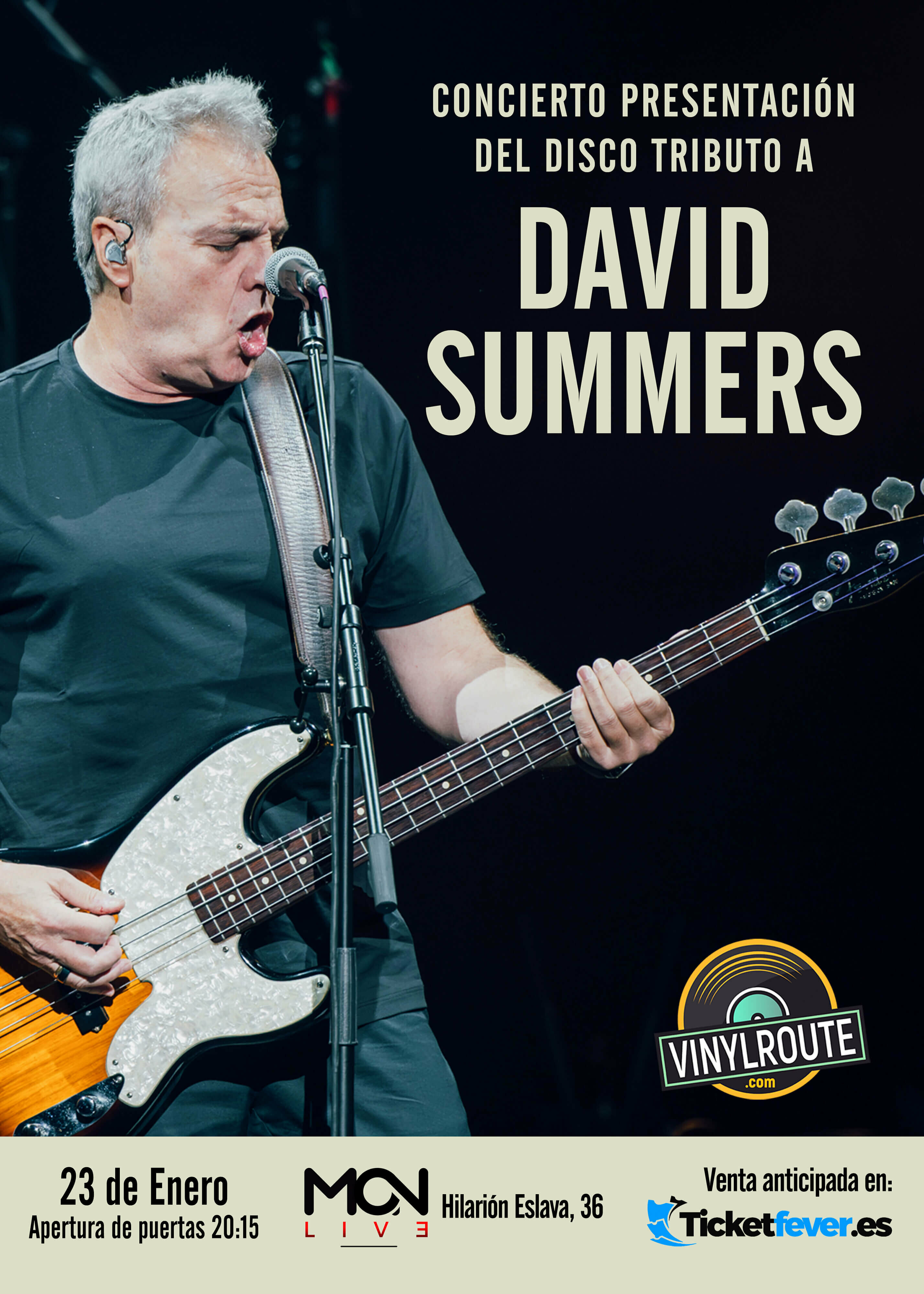 Entradas Tributo a David Summers - Concierto en Madrid | Taquilla.com
