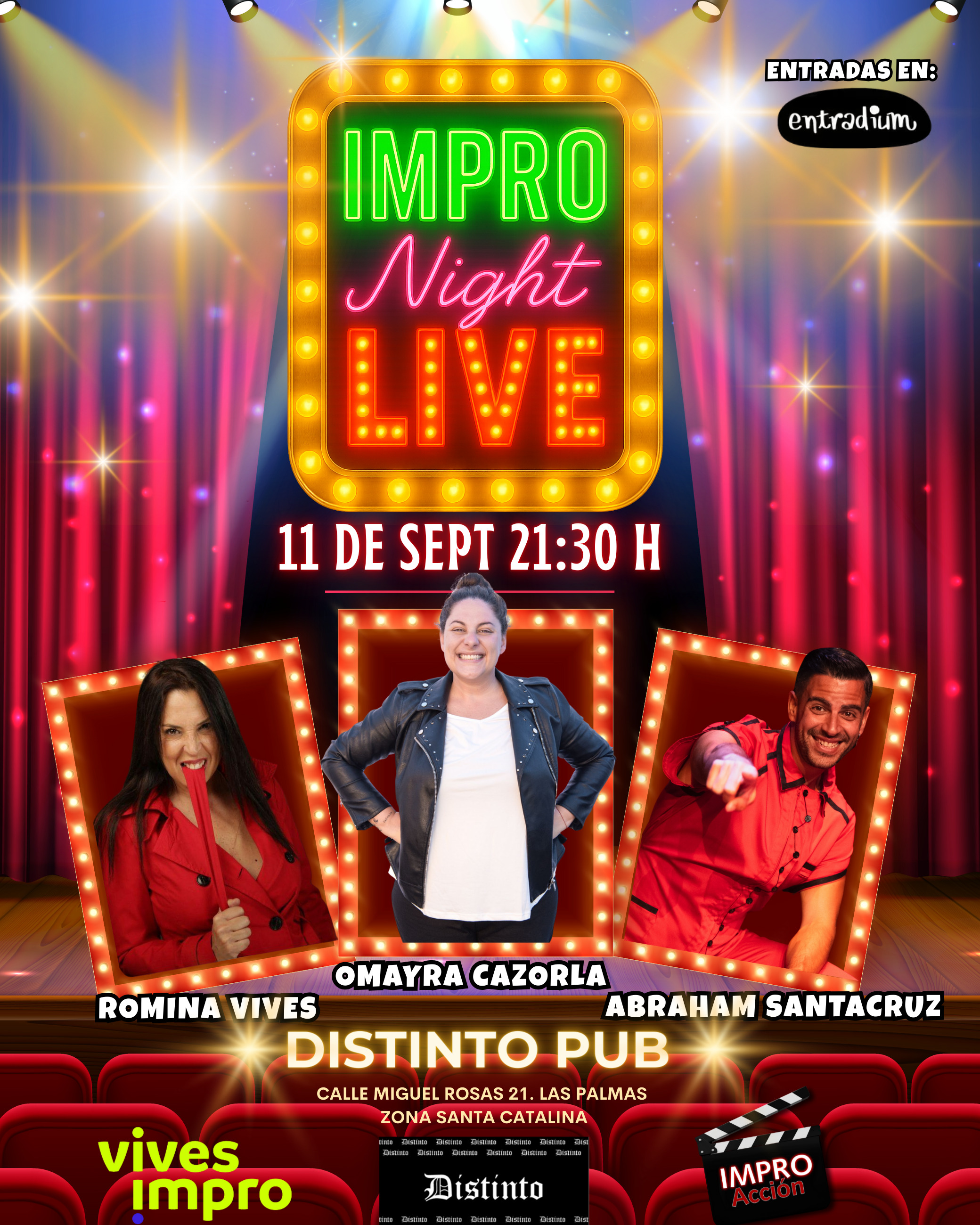 Entradas para Impro Night Live en Las Palmas de Gran Canaria